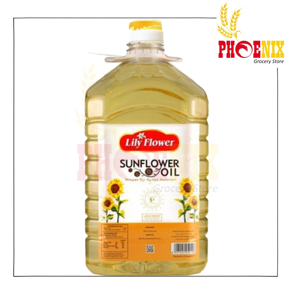 Jual Minyak lily flower Sunflower oil & Canola Oil 5L | Shopee Indonesia