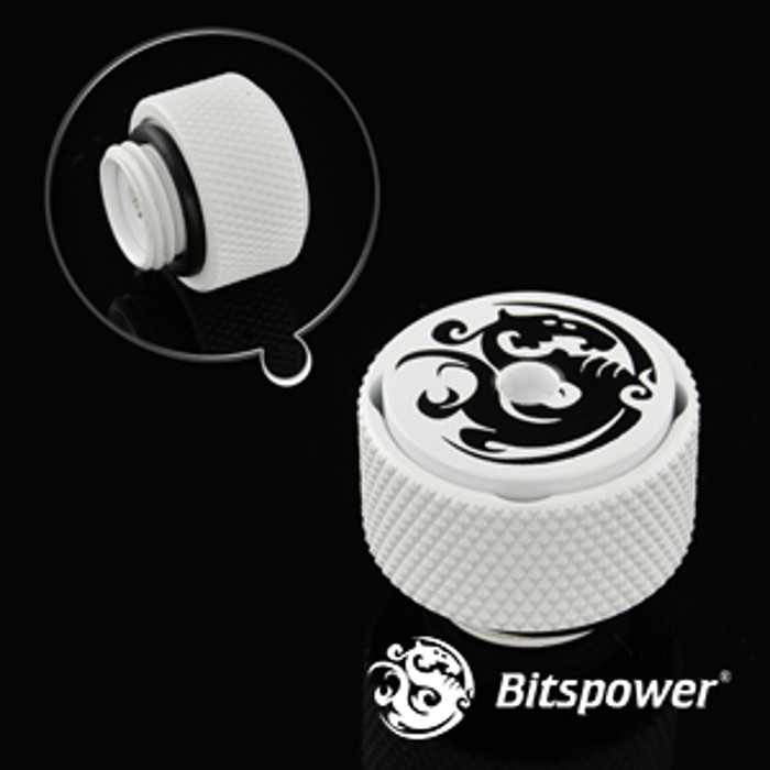 Jual Bitspower G1/4" Deluxe White Air Exhaust Fitting (BP-DWETAIR) | Shopee Indonesia