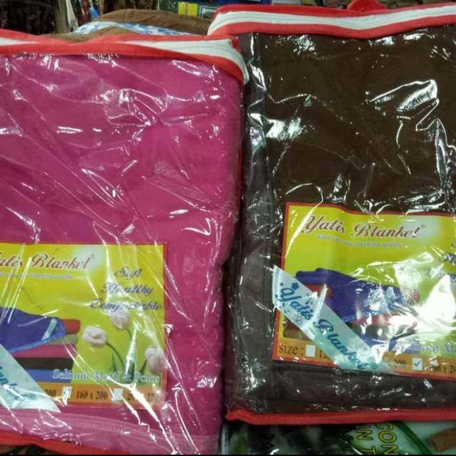 Jual Selimut Polos Yatis Berkualitas, lembut, hangat dan nyaman ...