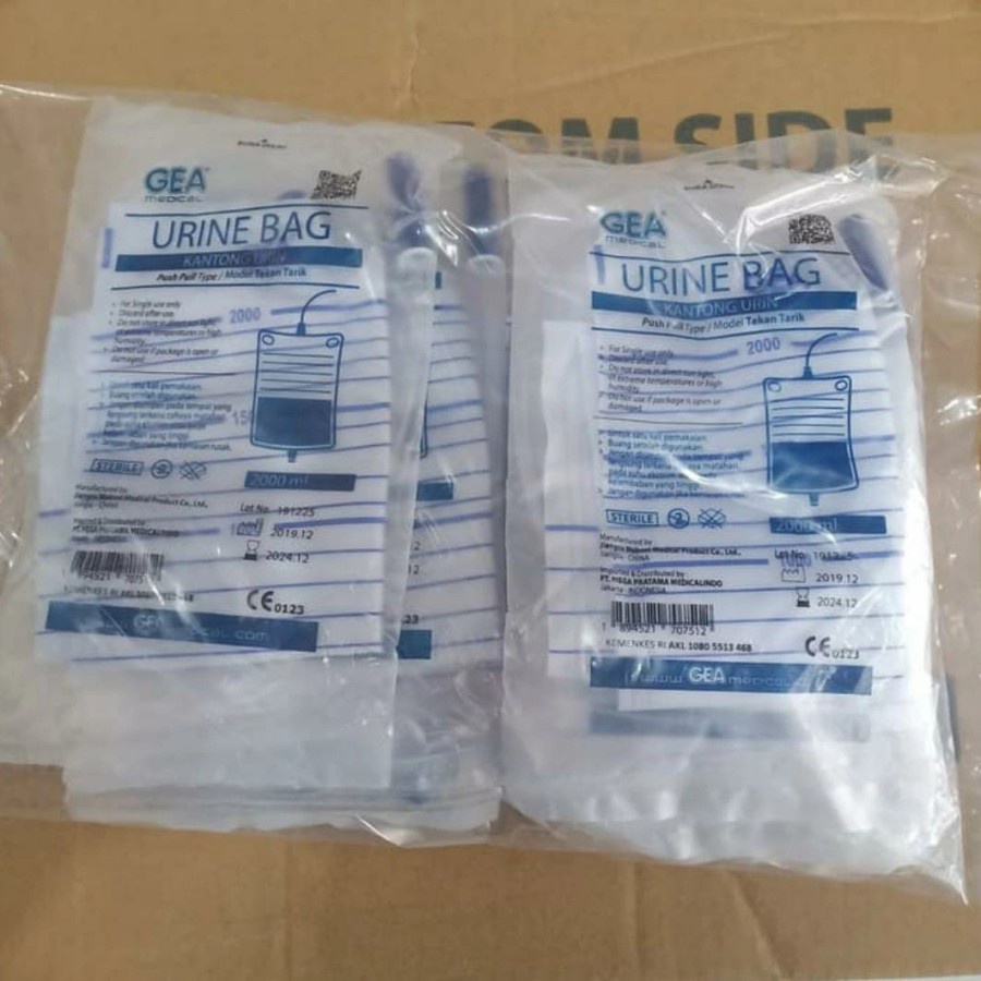 Jual Urine Bag Gea Push Pull 2000ml Satuan Kantong Urin 2000ml Push 1667