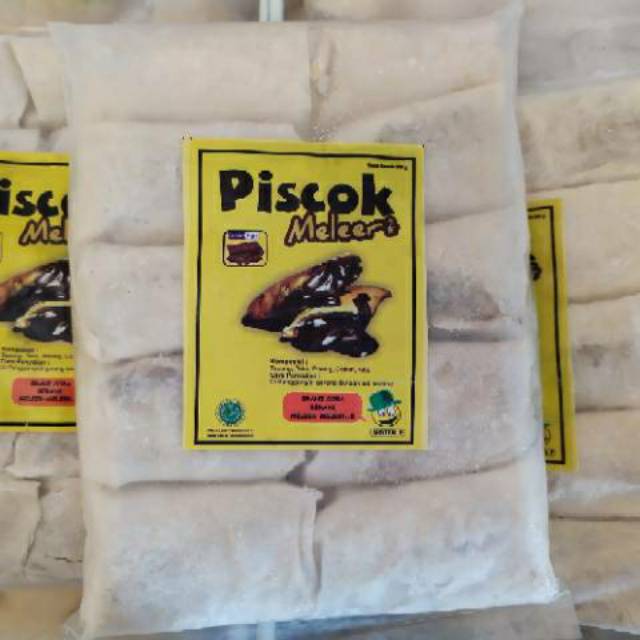 Jual PREMIUM PISCOK MELEER PISANG DENGAN COKELAT LUMER MAKANAN BEKU ...