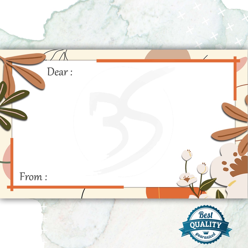 Jual GREETING CARD MODEL FRAME POLOS | KARTU UCAPAN | GIFT CARD | KARTU ...