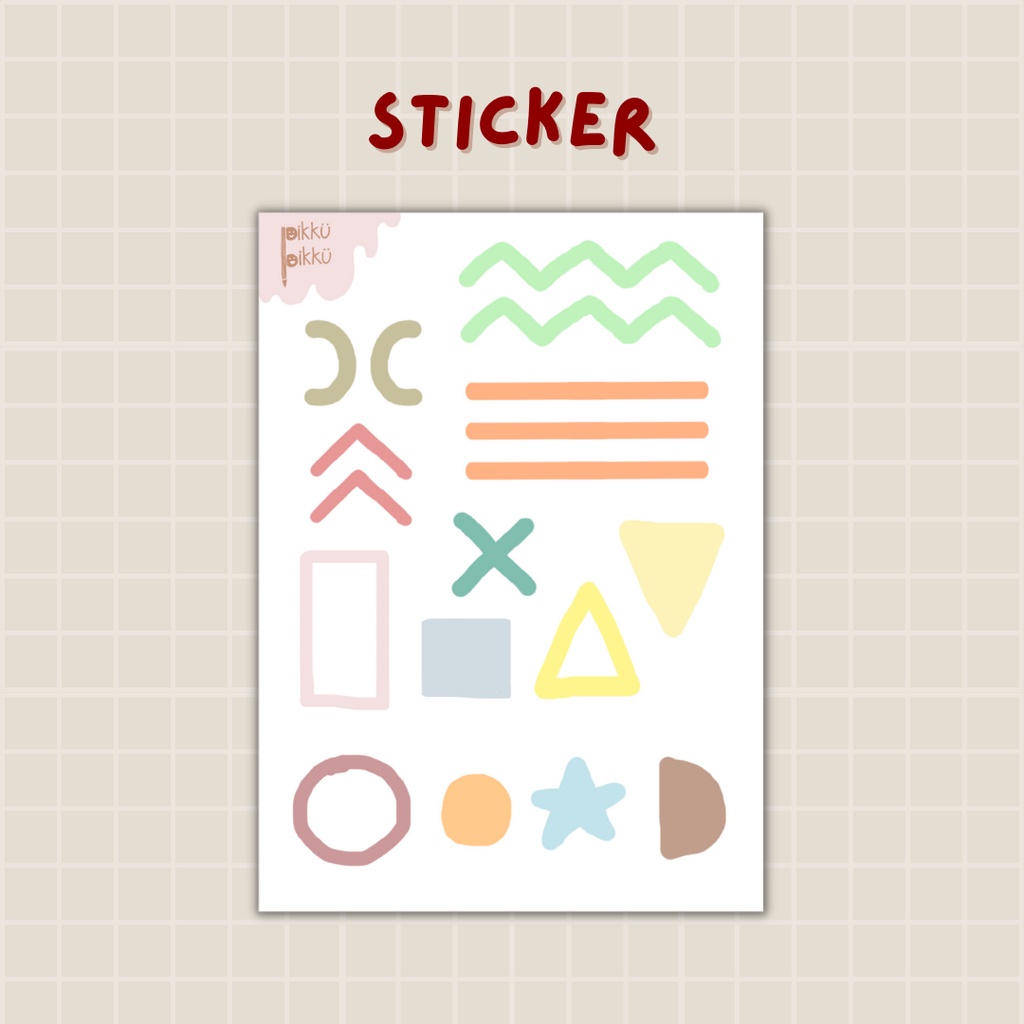 Jual JOURNAL JOURNEY OF BEAUTY | STICKER AESTHETIC LUCU MURAH | Shopee ...