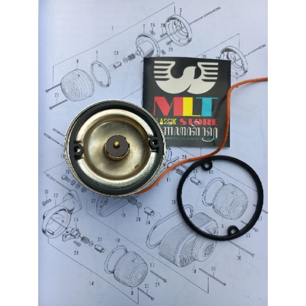 Jual rubber lens winker turn signal honda c50 c70 c90 s90 ss50 cl90 cb ...