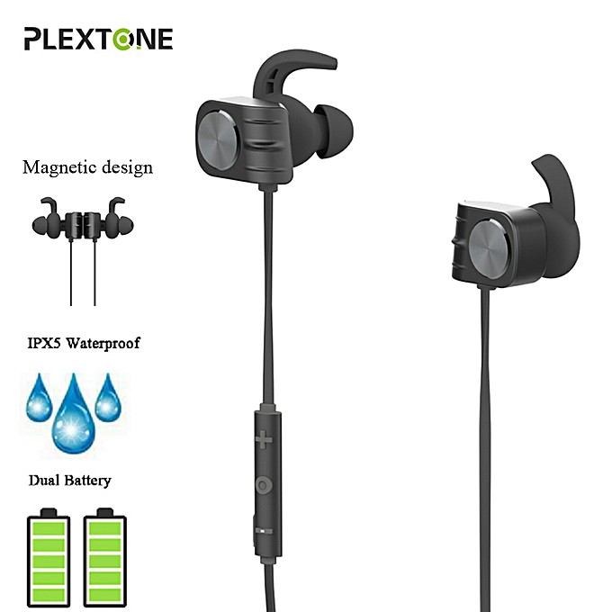 Jual Plextone BX338 Headset Bluetooth Wireless Water Proof IPX5 ...