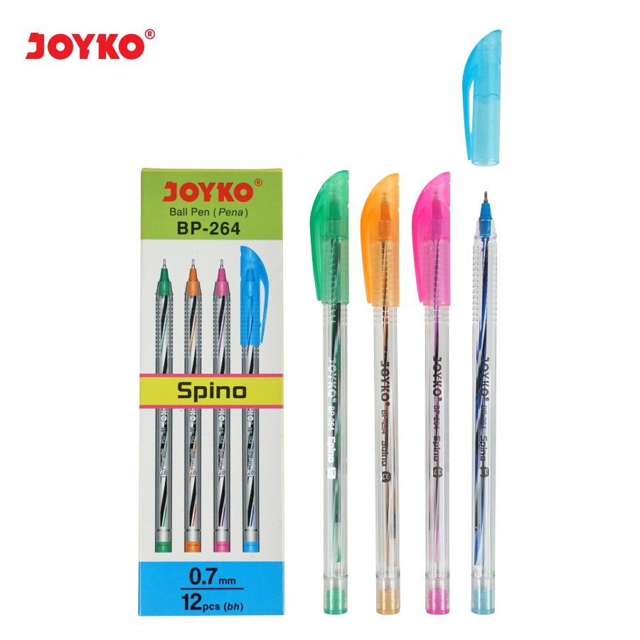Jual Bolpen Joyko BP-264 Spino 0.7mm | Bulpen Joyko | Pulpen Joyko ...