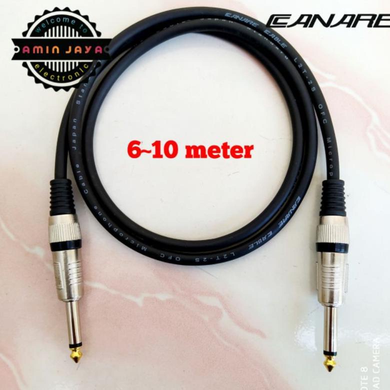 Jual Kabel Gitar Bass Instruments Kabel Jack 6,5 Mono Canare Japan ...