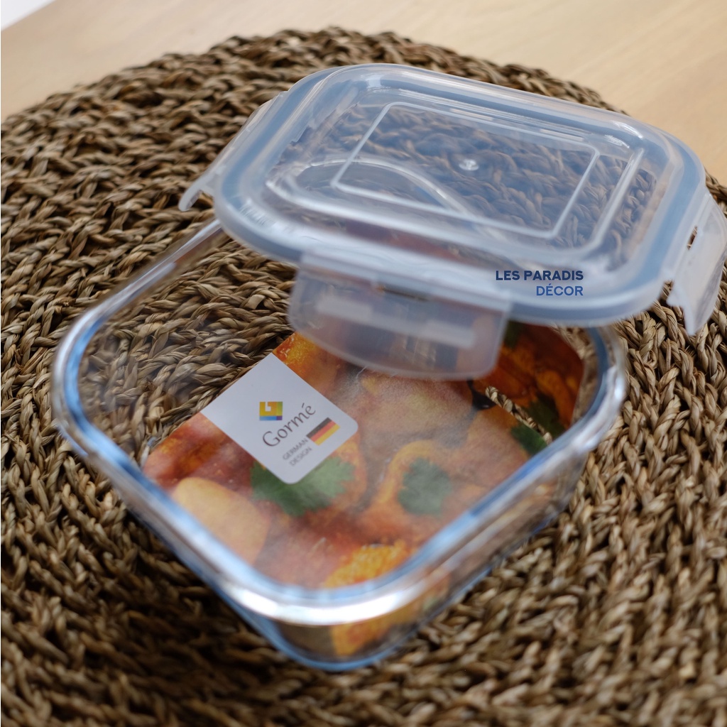 Jual Tempat Makanan Kontainer Kaca Wadah Makan Beling Kedap Udara 800 ...