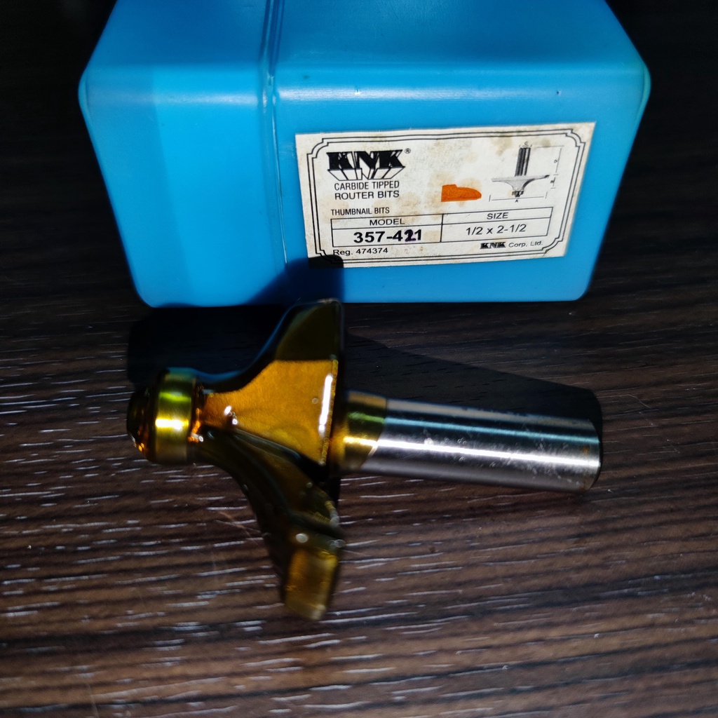 Jual ROUTER BITS / MATA PROFIL KAYU 357-421 KNK (THUMBNAIL BITS ...