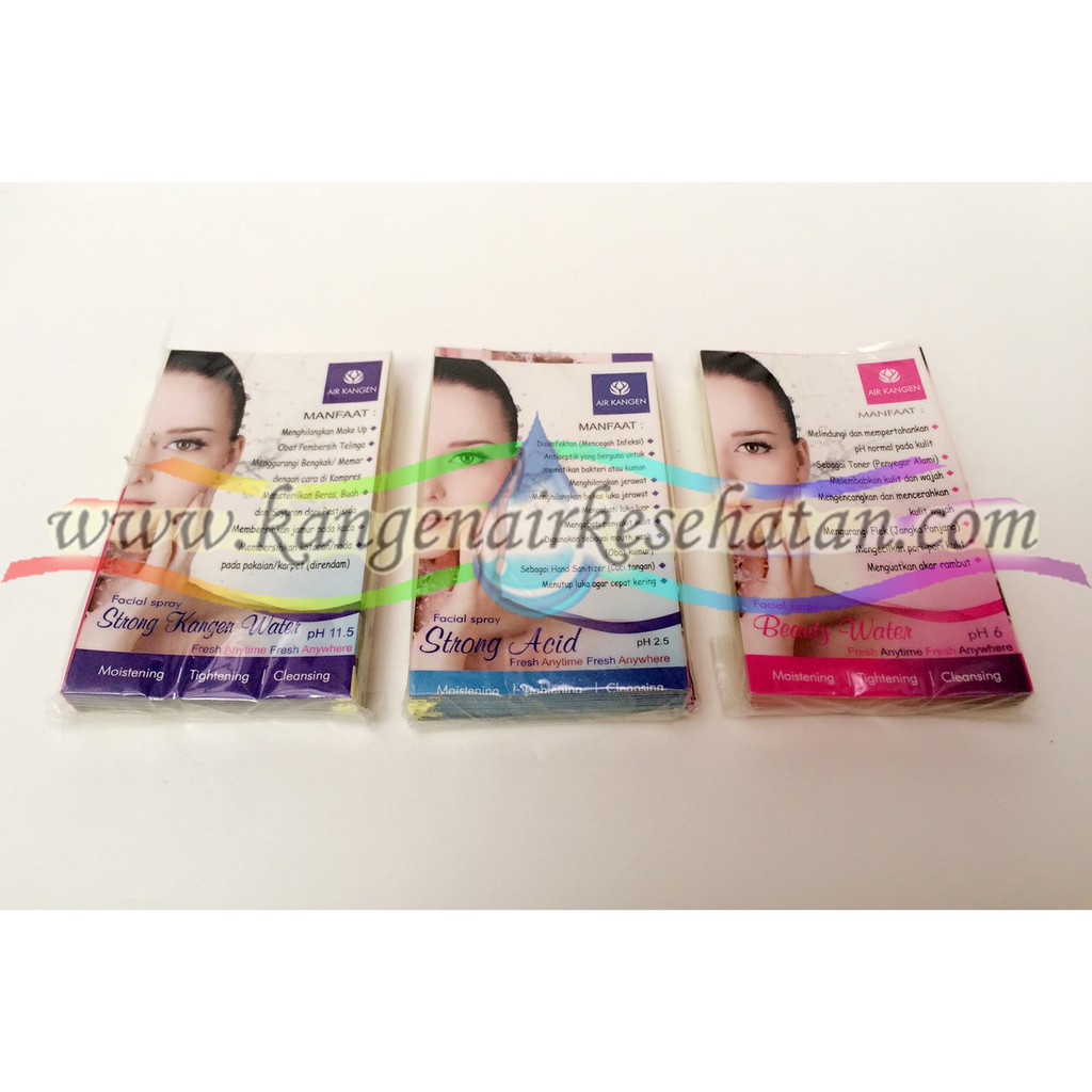 Jual Sticker Stiker Strong Acid / Beauty Water / Strong Kangen Water 60 ...