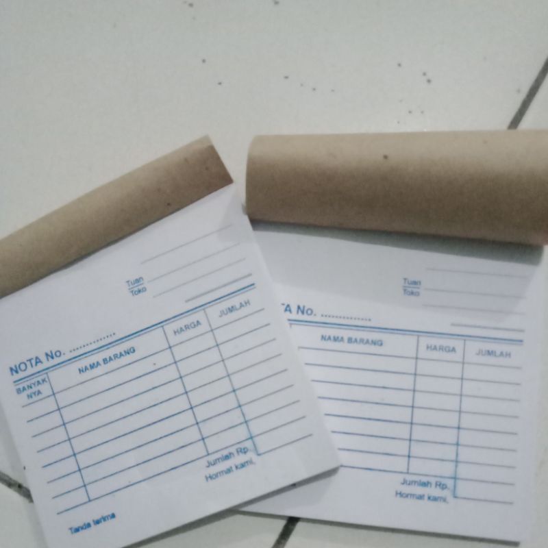 Jual buku nota 1/6 isi 25 lembar dan 50 lembar | Shopee Indonesia