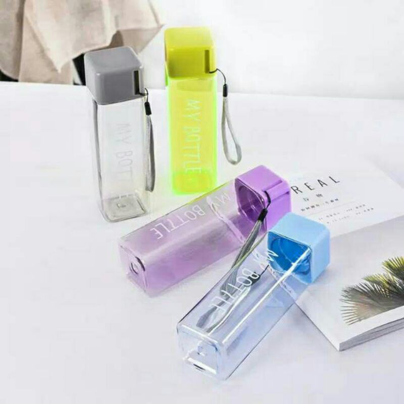 Jual BOTOL KOTAK logo my bootle botol minum perlengkapan minum ...