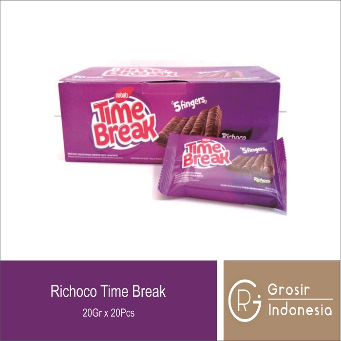 Jual Richoco Nabati Time Break 1 Box (Isi 20 Pcs) | Shopee Indonesia