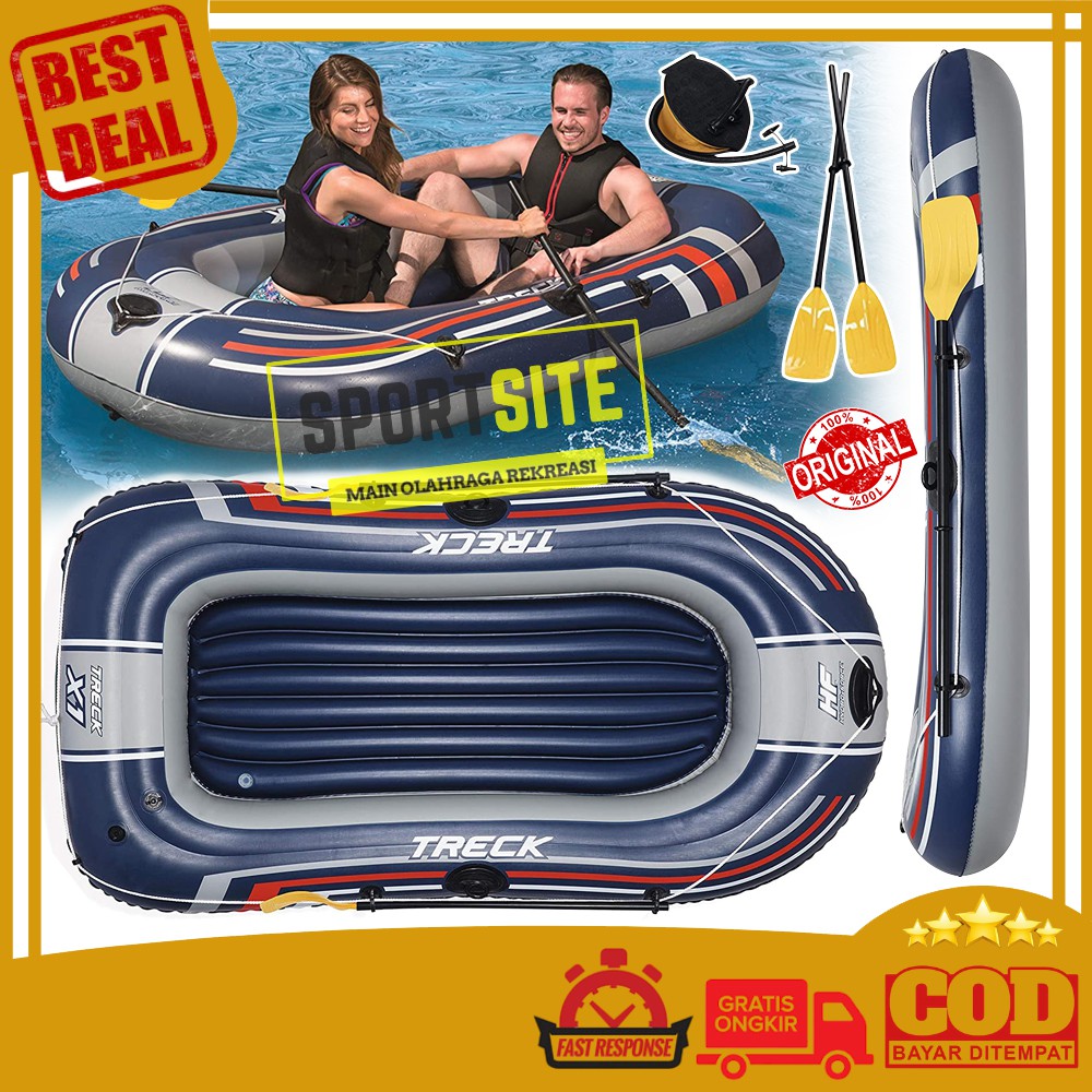 Jual Bestway Hydro Force Treck X1 Boat Set. Perahu Karet + Dayung ...