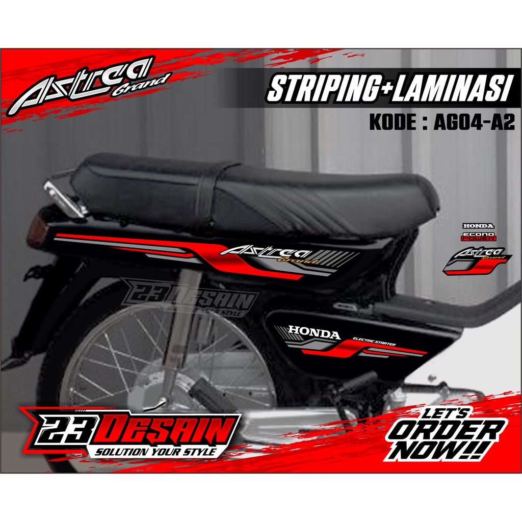Jual Striping Astrea Grand Variasi | Stiker Astrea Grand | Sticker ...