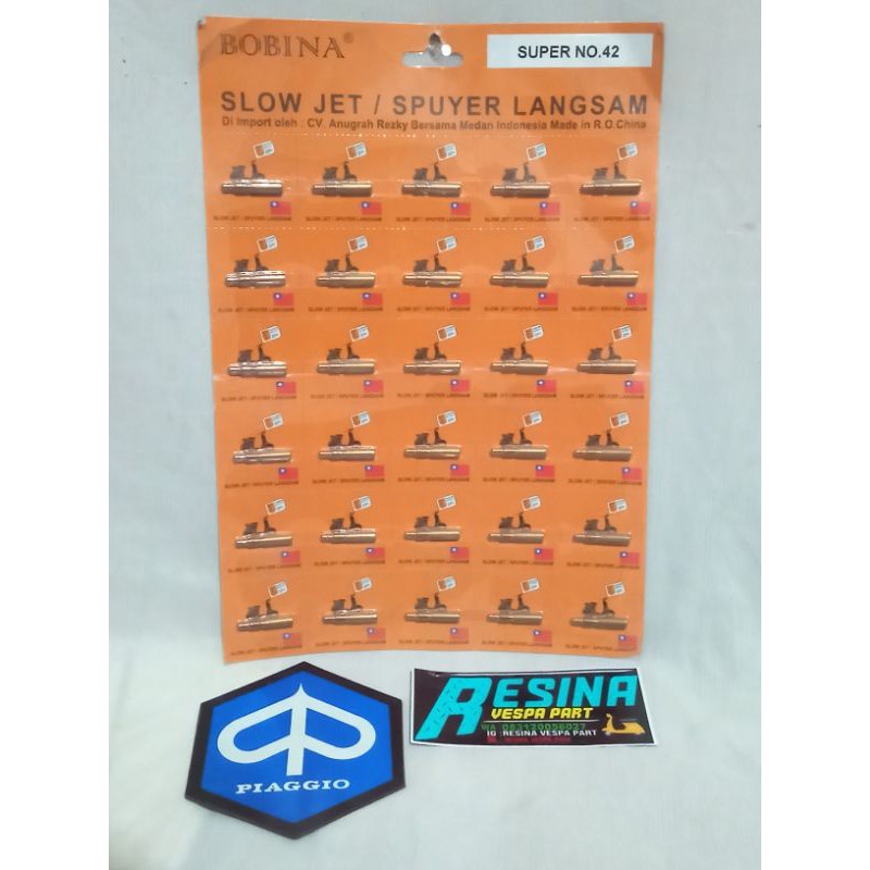 Jual spuyer langsam spuyer angin pilot jet vespa super px ukuran 42/120 ...
