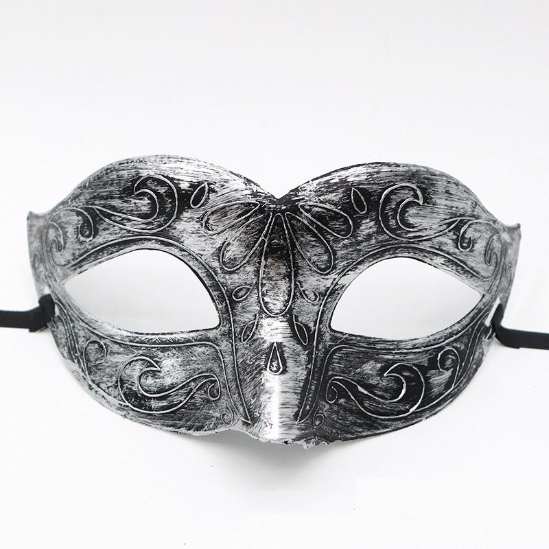 Jual Topeng Masquerade Pria Party Mask Halloween Event Prop Pesta ...
