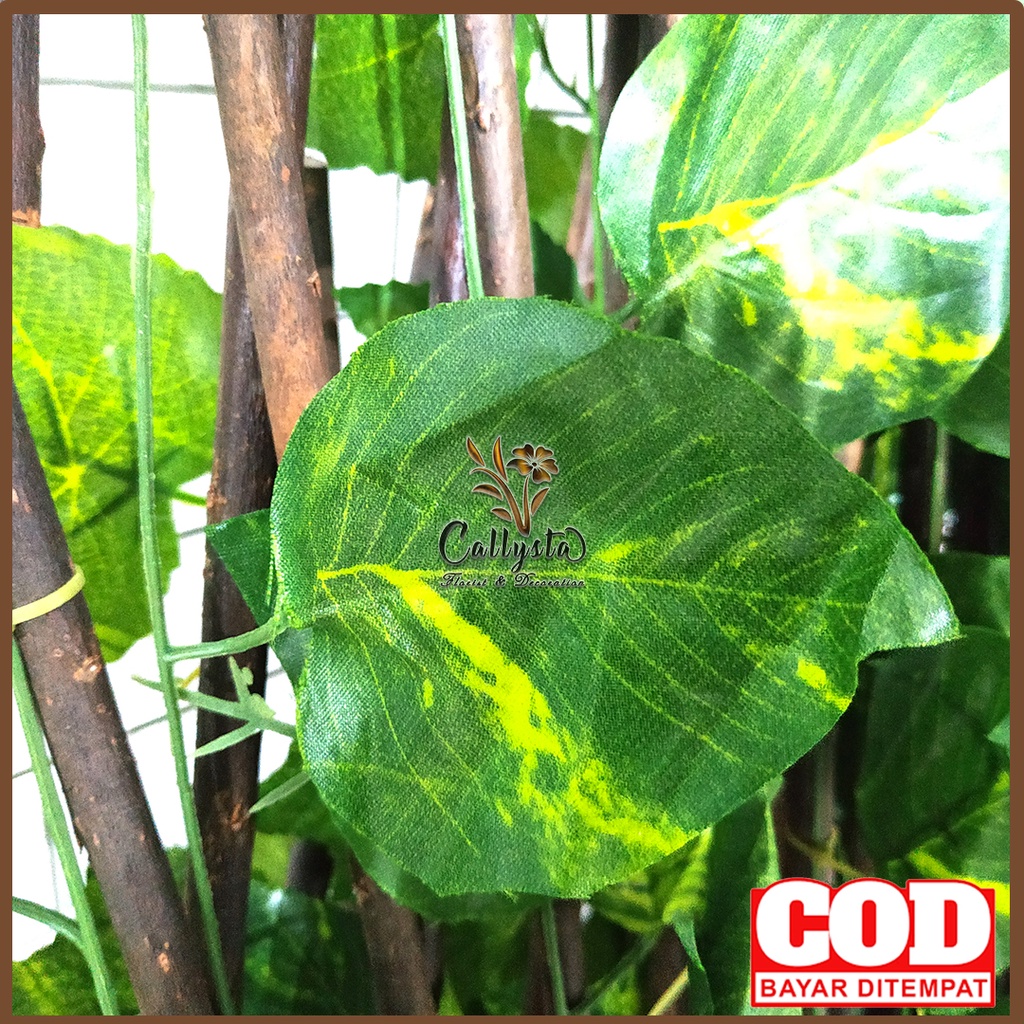 Jual COD PAGAR TARIK DAUN DEKORASI CAFE/RESTO - DAUN PAGAR SILANG ...