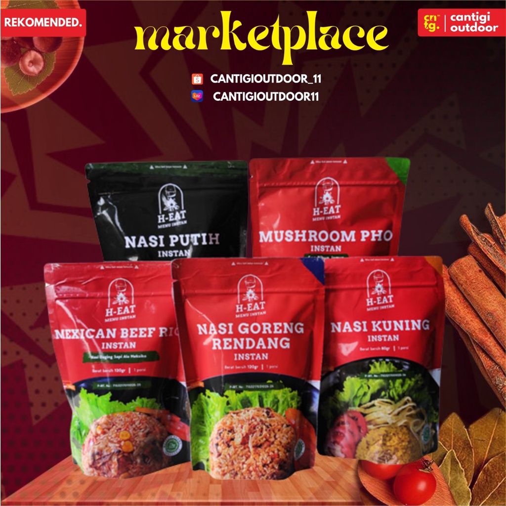 Jual Makanan Instan H eat Nasi Instan Cepat Saji, ransum, Nasi dan ...