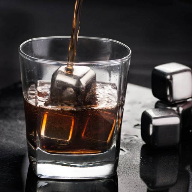 Jual 6pcs Es Batu Stainless Reusable Ice Cube Stainless Steel SUS304 ...