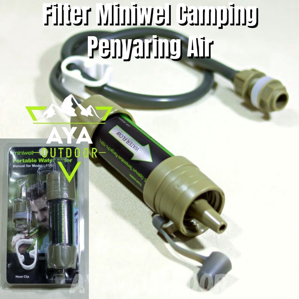 Jual SARINGAN FILTER AIR MINUM MINIWELL L630 SURVIVAL MINI WATER FILTER ...
