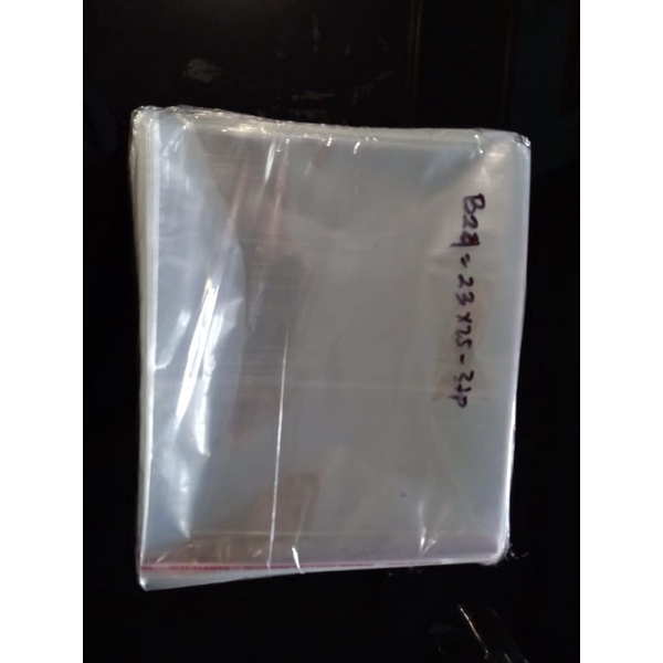 Jual plastik opp kemasan roti baju kaos ukuran 23 x 25 isi 100 bisa ...