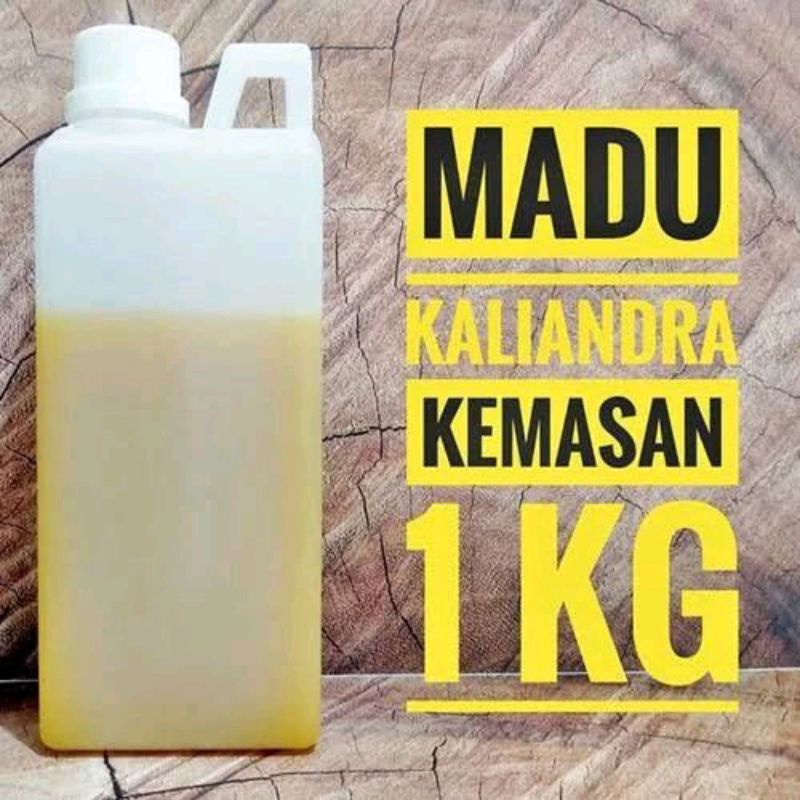 Jual Madu Kaliandra 100 % Nektar Bunga Panenan Terbaru Kemasan 1 kg ...