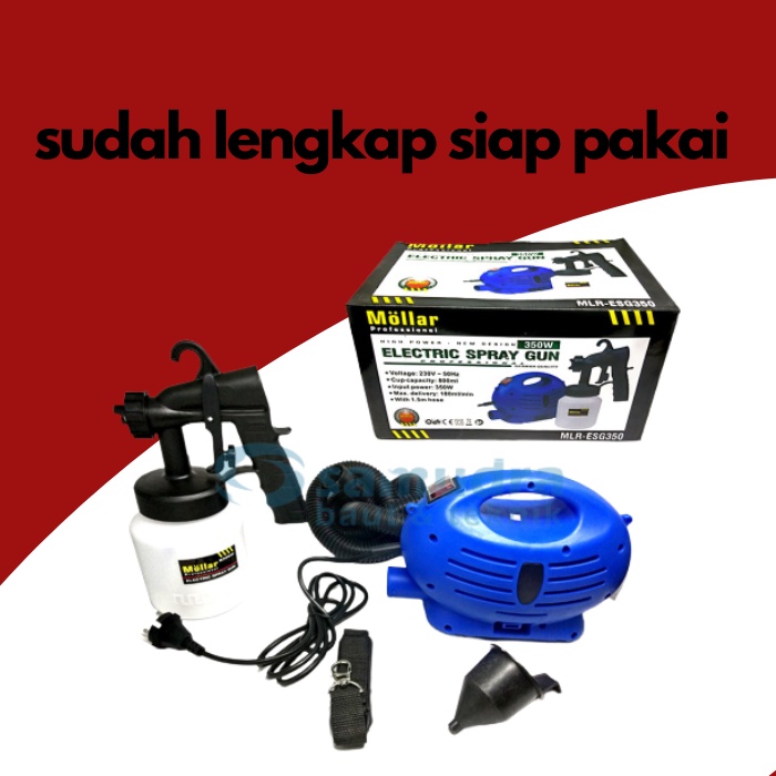 Jual kompresor mini listrik cat semprot tembok motor mobil besi dan ...