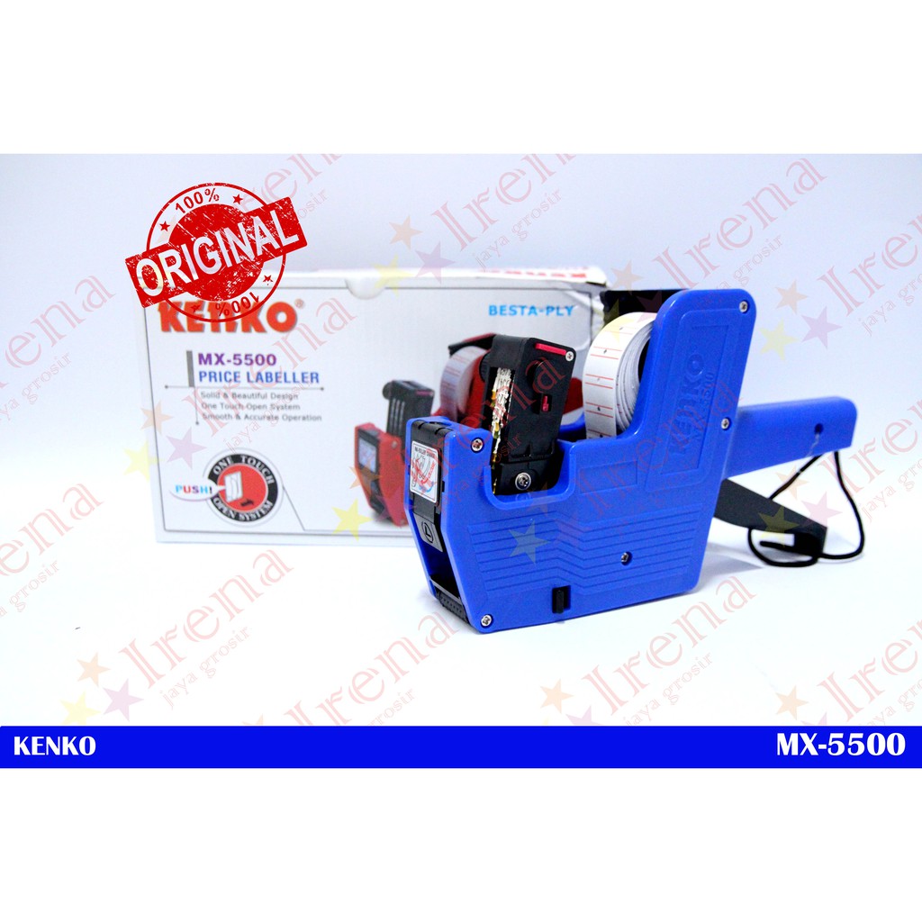 Jual KENKO Label Harga Labeller MX 5500 Mesin Label 1 Baris 8 Digit ...