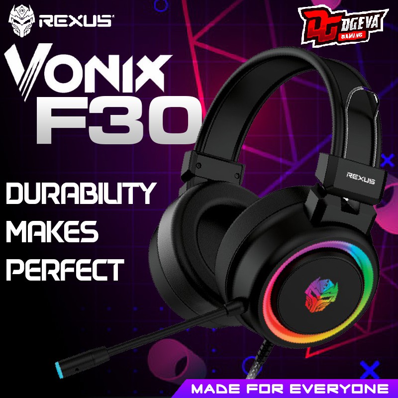 Jual Rexus Vonix F30 Gaming Headset - Garansi Resmi | Shopee Indonesia