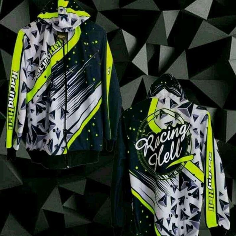 Jual Jaket Racing hell clothing bahan lotto | Shopee Indonesia