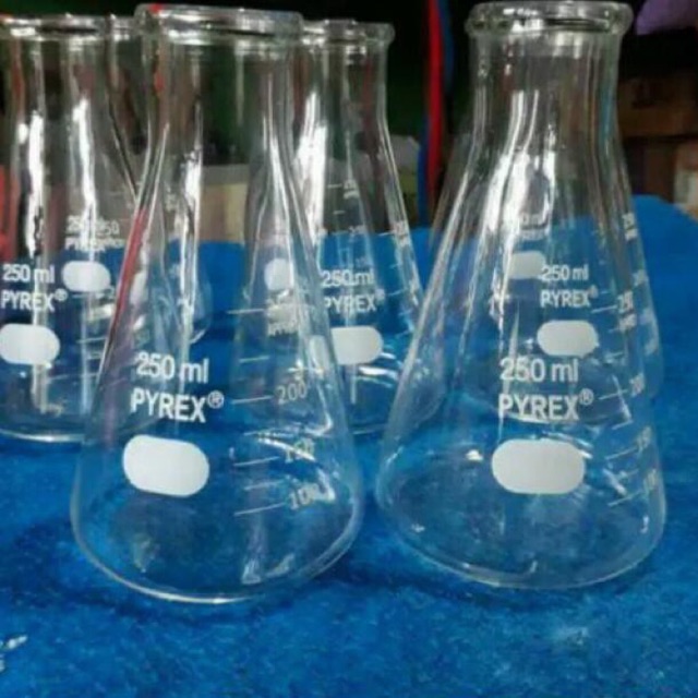 Jual Erlenmeyer 250, 500 ml pyrex | Shopee Indonesia
