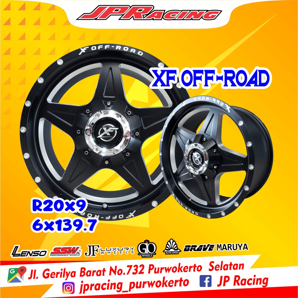 Jual VELG MOBIL OFFROAD R20 PANTHER L200 PAJERO SPORT STRADA FORTUNER ...