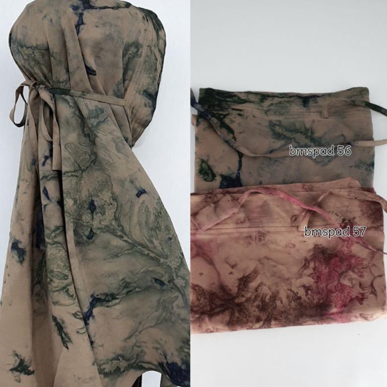 Jual [CODE HD 21F4Bk] bergo softpad tiedye part 2 | Shopee Indonesia