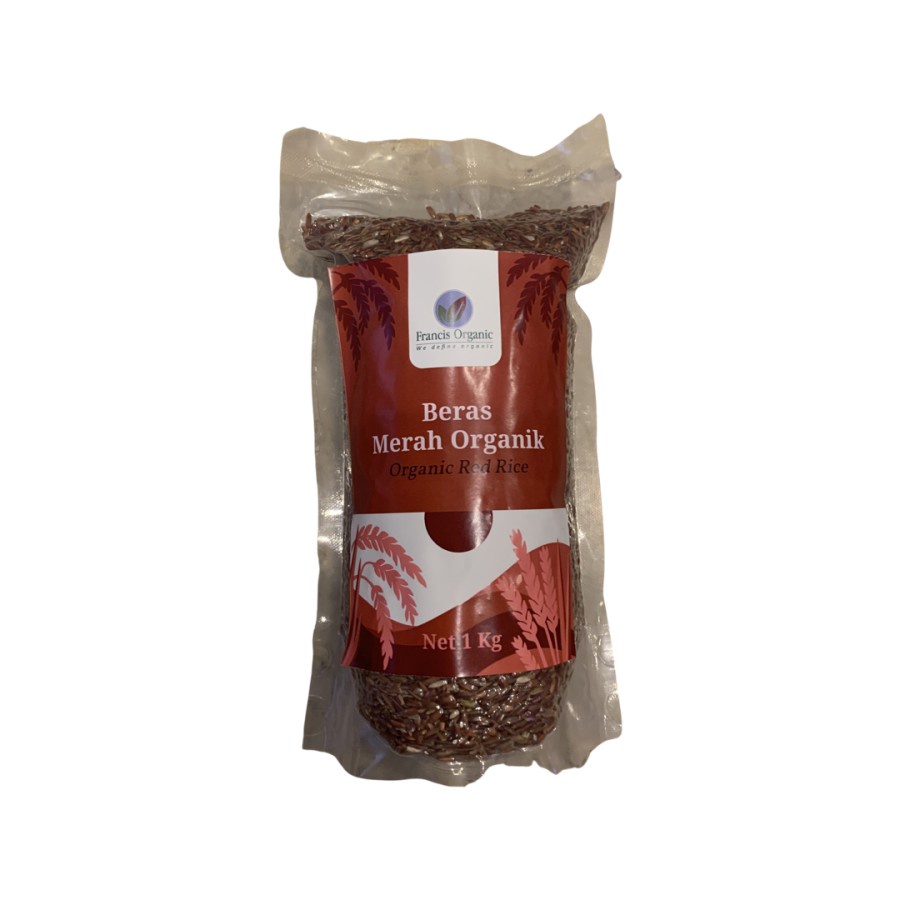 Jual Beras Merah Organik 1kg / Organic Red Rice 1kg ( Francis Organic ...