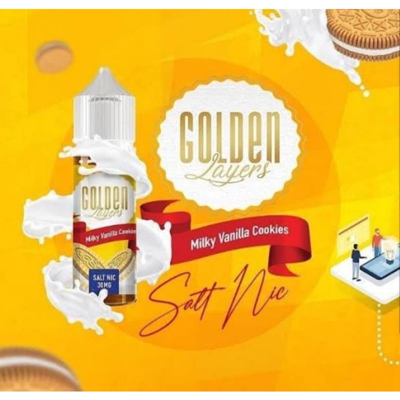 Jual GOLDEN LAYERS SALT 15/30MG 30ML | Shopee Indonesia