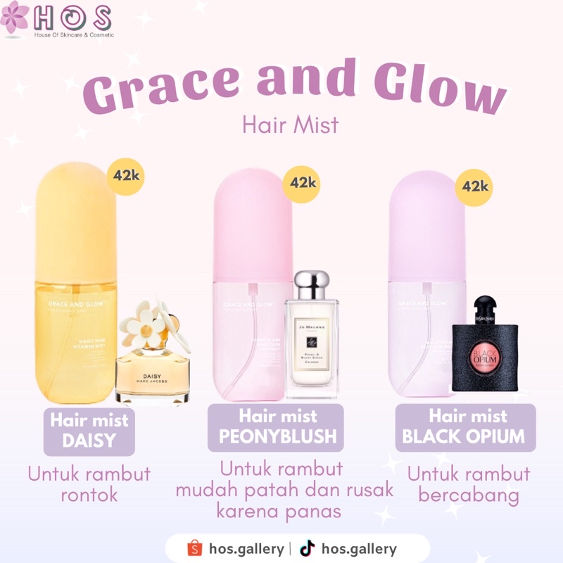 Jual GRACE & GLOW hair mist | Shopee Indonesia