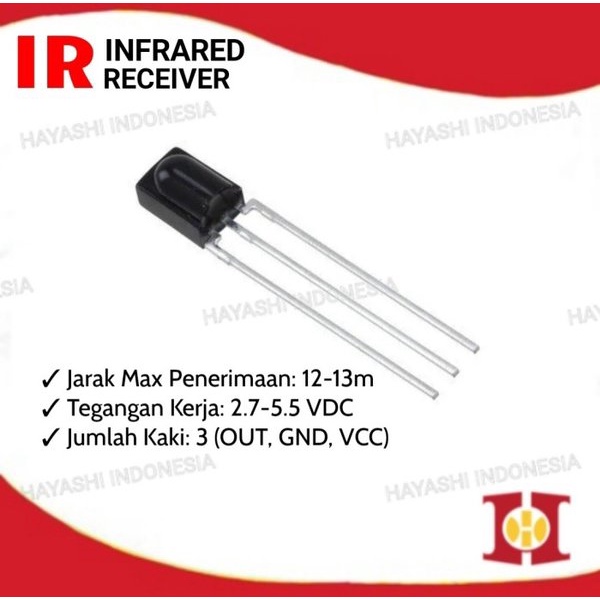 Jual IR Infrared Receiver Universal Sensor Penerima Cahaya Infra Red ...