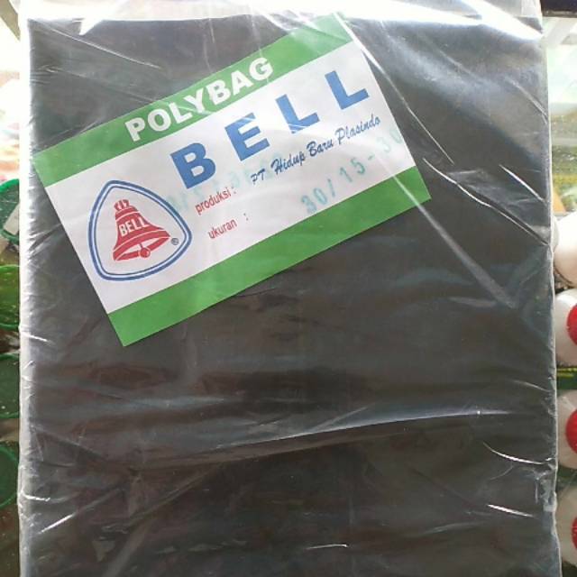 Jual Polybag 30x30 500gr. Polibek/plastik pot semai benih biji tanaman ...