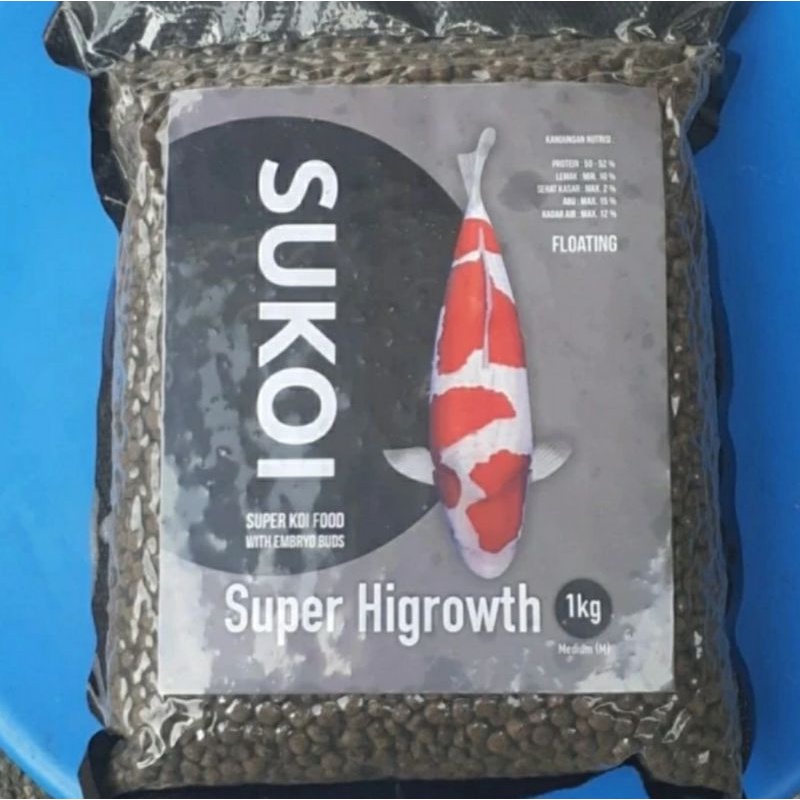 Jual Pakan Koi Sukoi Original Pack 1Kg | Shopee Indonesia