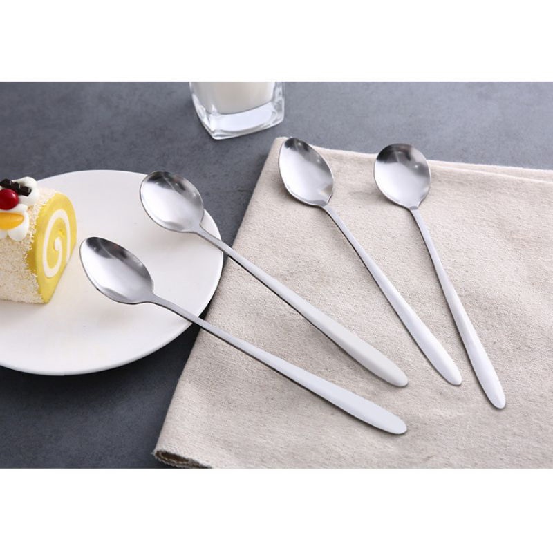 Jual SENDOK KOREA PANJANG SATINLESS STEEL SUJEO KOREAN SPOON BULAT OVAL ...