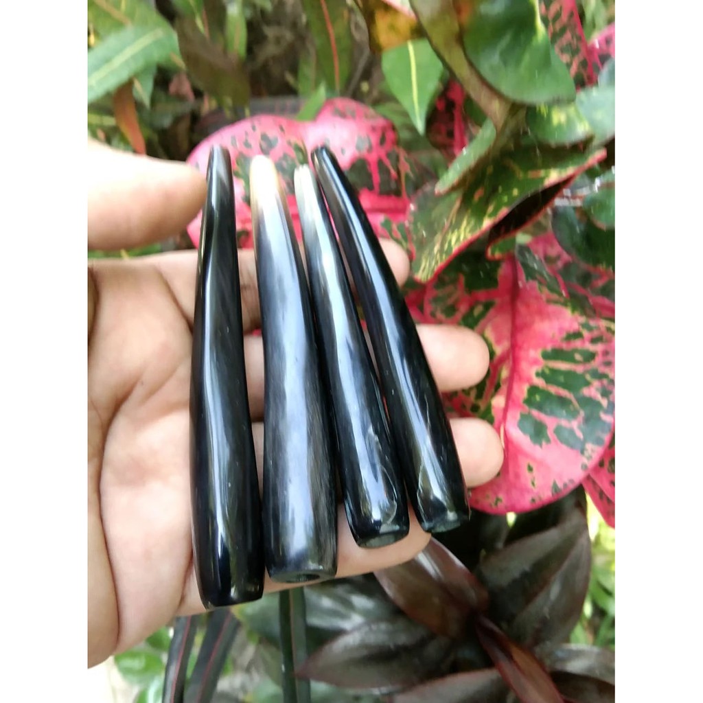 Jual Produk Sedotan Once Asli Tanduk Sapi Hitam Panjang 10 cm By ...