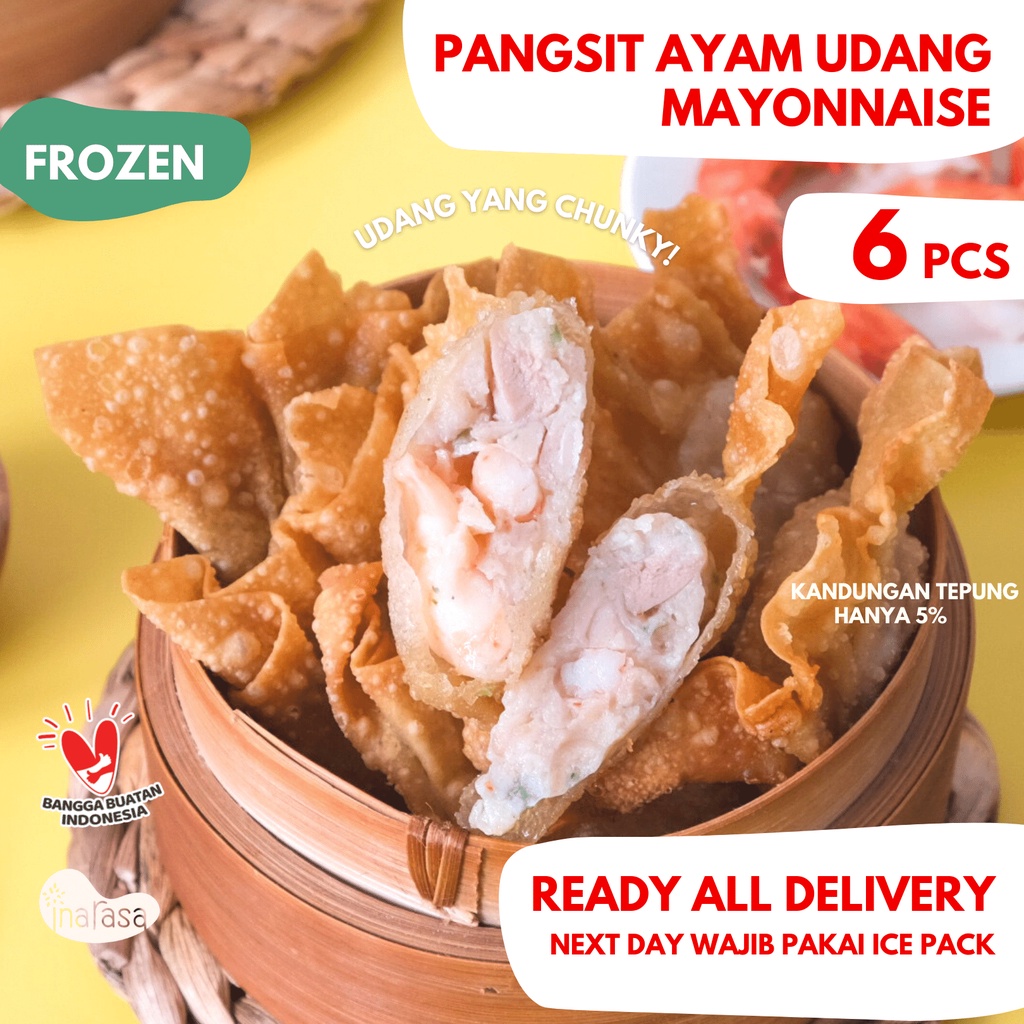 Jual Pangsit Ayam Udang Goreng Bukan Dimsum Lumpia Udang Kulit Tahu ...
