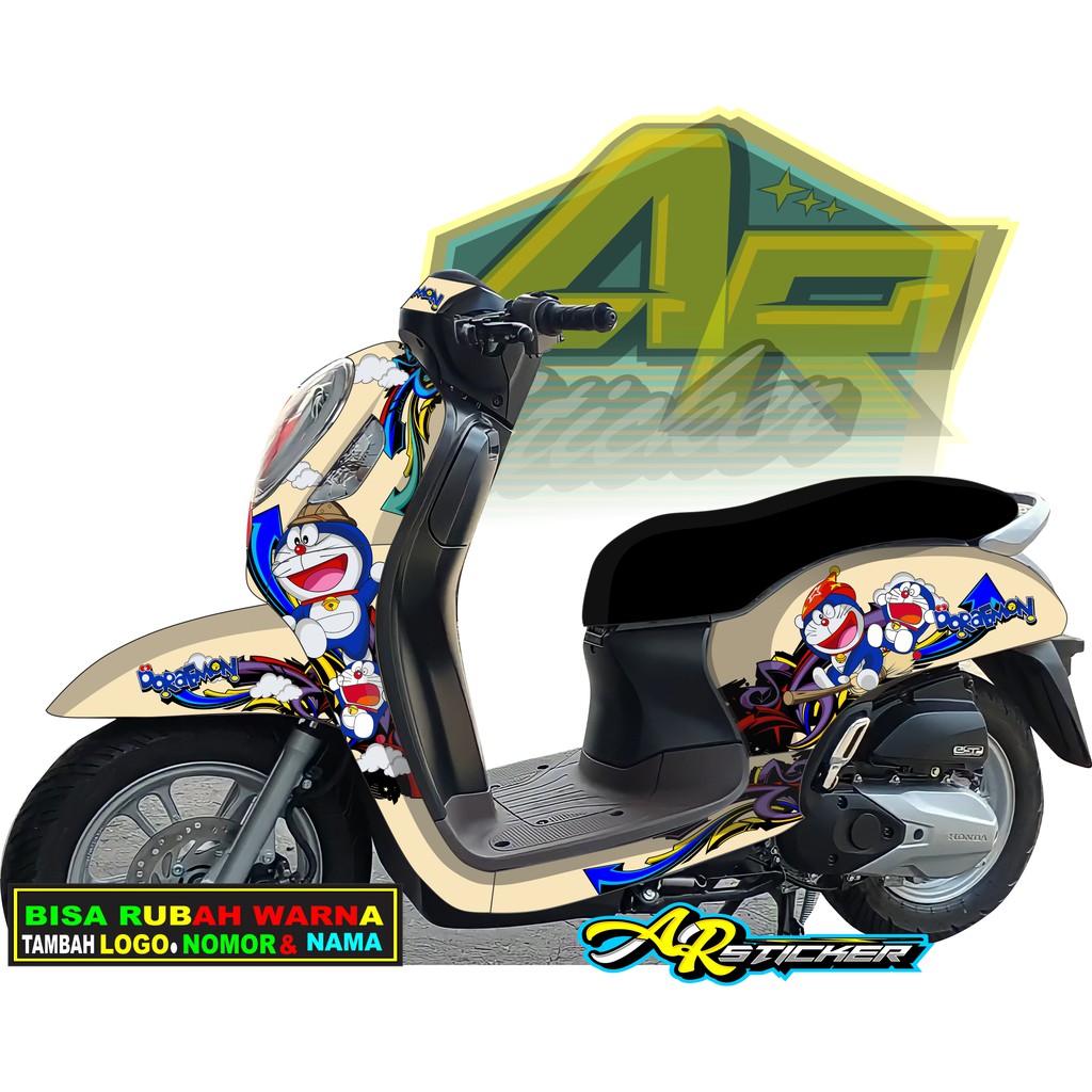 Jual Decal scoopy 2021 / STIKER SCOOPY 2021 / Decal Scoopy full body ...