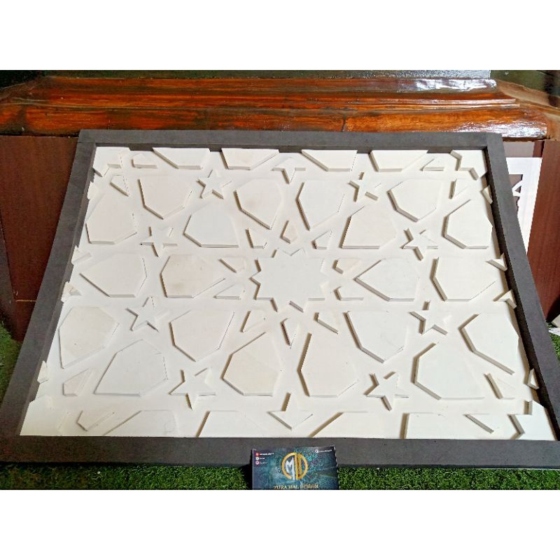 Jual molding cetak panel grc beton arabic free mal skets | Shopee Indonesia