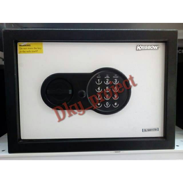 Jual Safety box / brangkas / steel safe krisbow 200mm | Shopee Indonesia