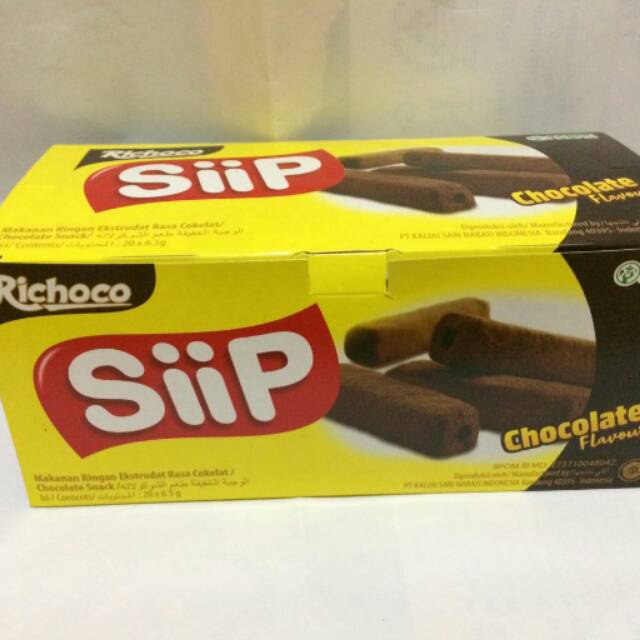 Jual Richoco Nabati Siip Coklat 20 x 6.5g | Shopee Indonesia