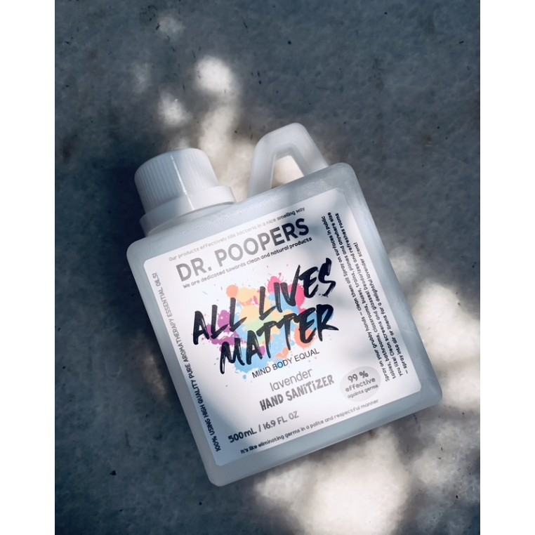 Jual Dr Poopers - All Lives Matter - Refill Pack Hand Sanitizer 500 mL ...