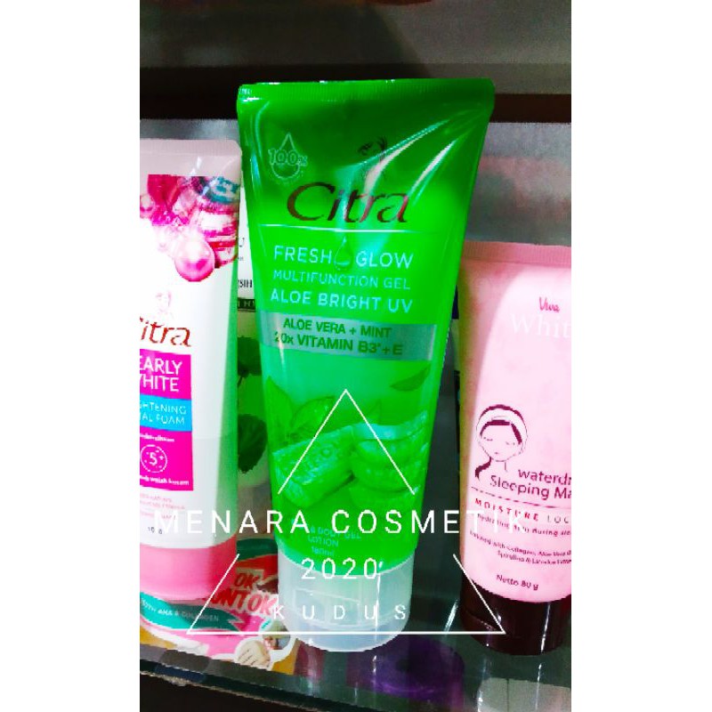 Jual CITRA FRESH GLOW MULTIFUNCTION GEL ALOE BRIGHT UV 180 ML | Shopee ...