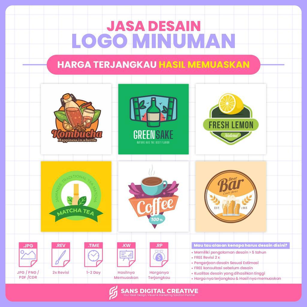 Jual JASA DESAIN LOGO MINUMAN | Shopee Indonesia